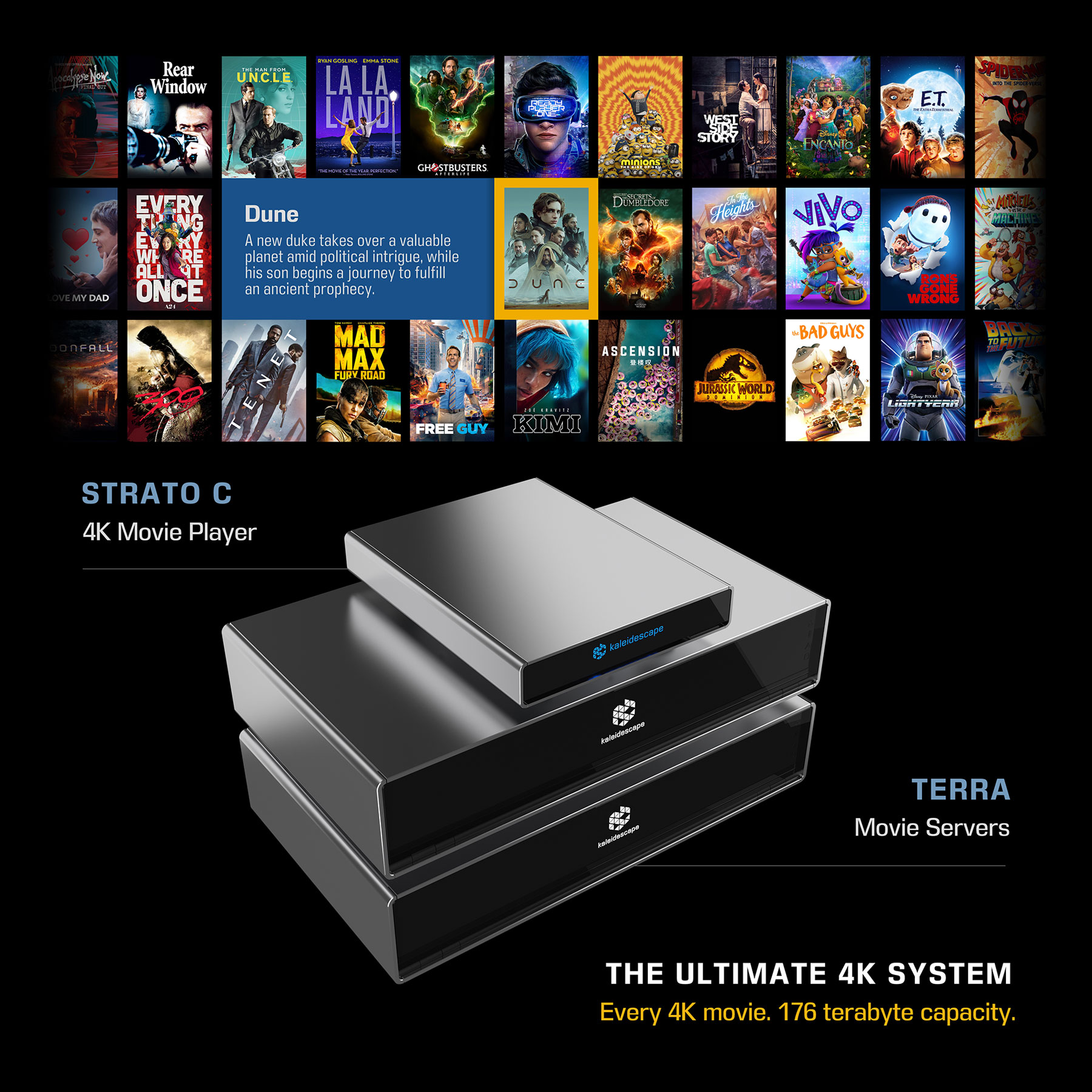 Best 4K Movie Player Dolby Vision Lossless Audio | Kaleidescape